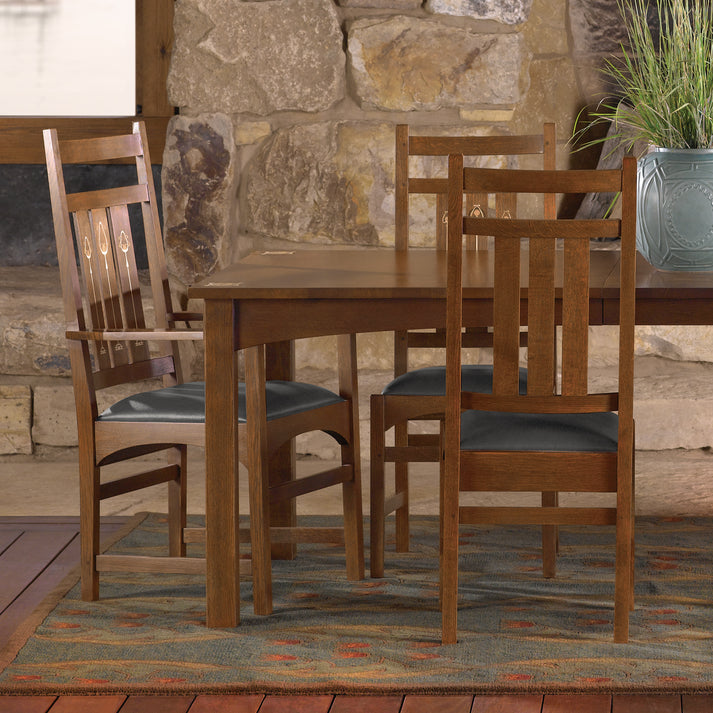 Harvey Ellis Arm Chair, with Inlay – Stickley