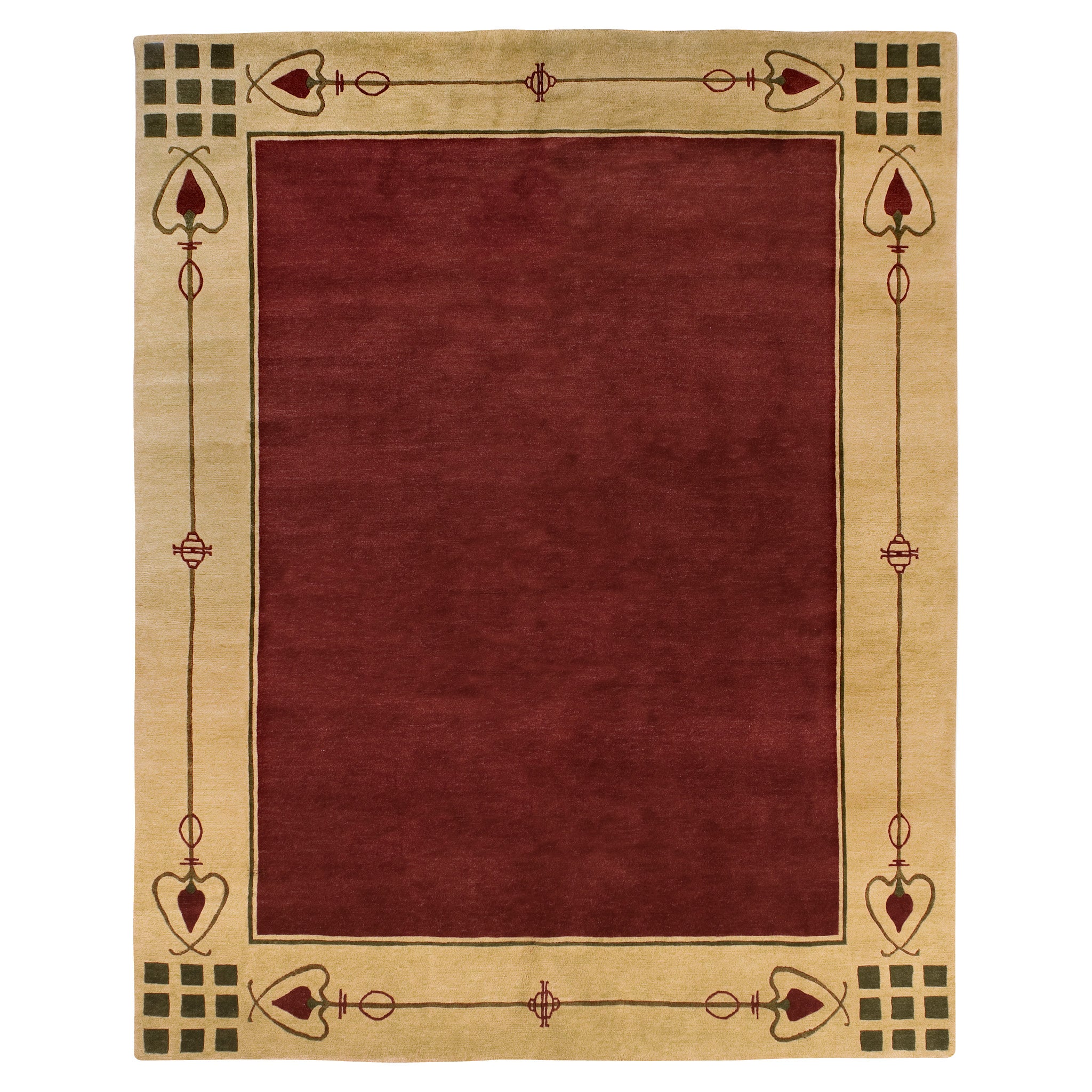 Highland Park Rug - Red – Stickley