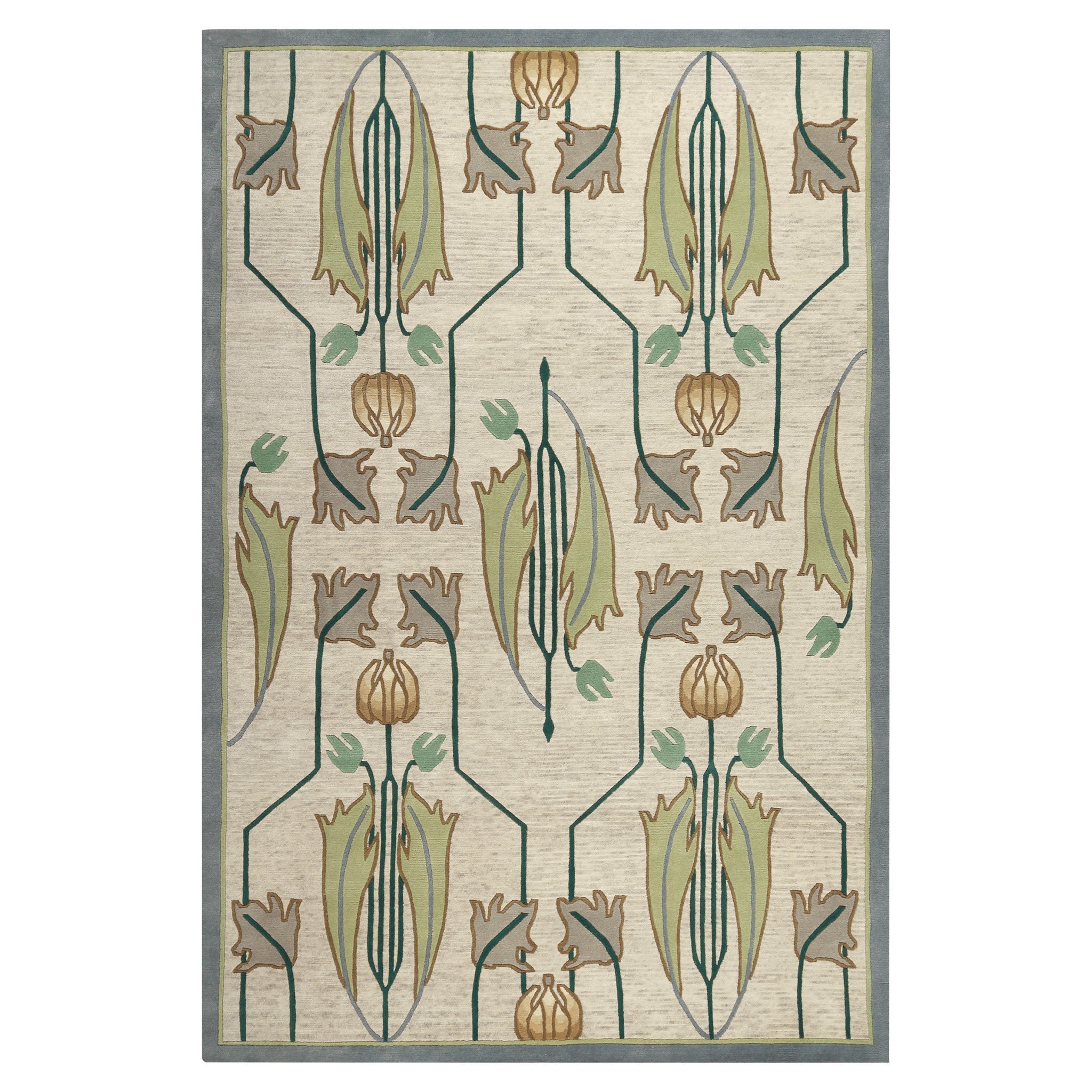 Rennie Tulip Rug - Ivory – Stickley
