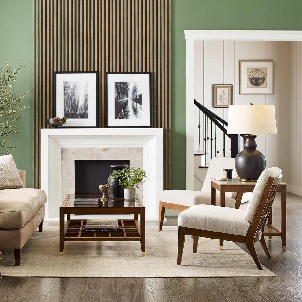 Surrey Hills Glass-Top Cocktail Table – Stickley