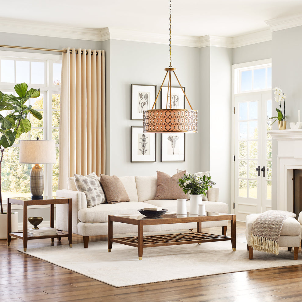 Surrey Hills Glass-Top Cocktail Table – Stickley