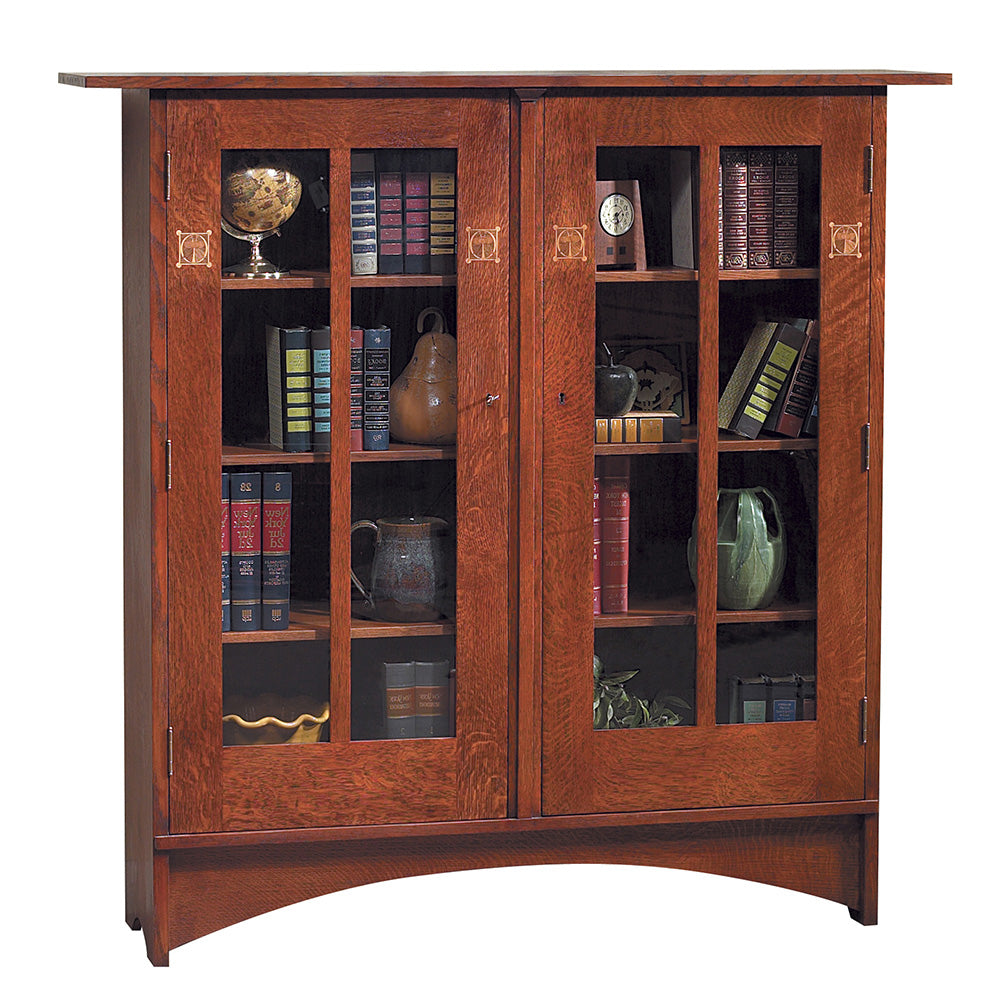 Harvey Ellis Bookcase with Inlay – Stickley