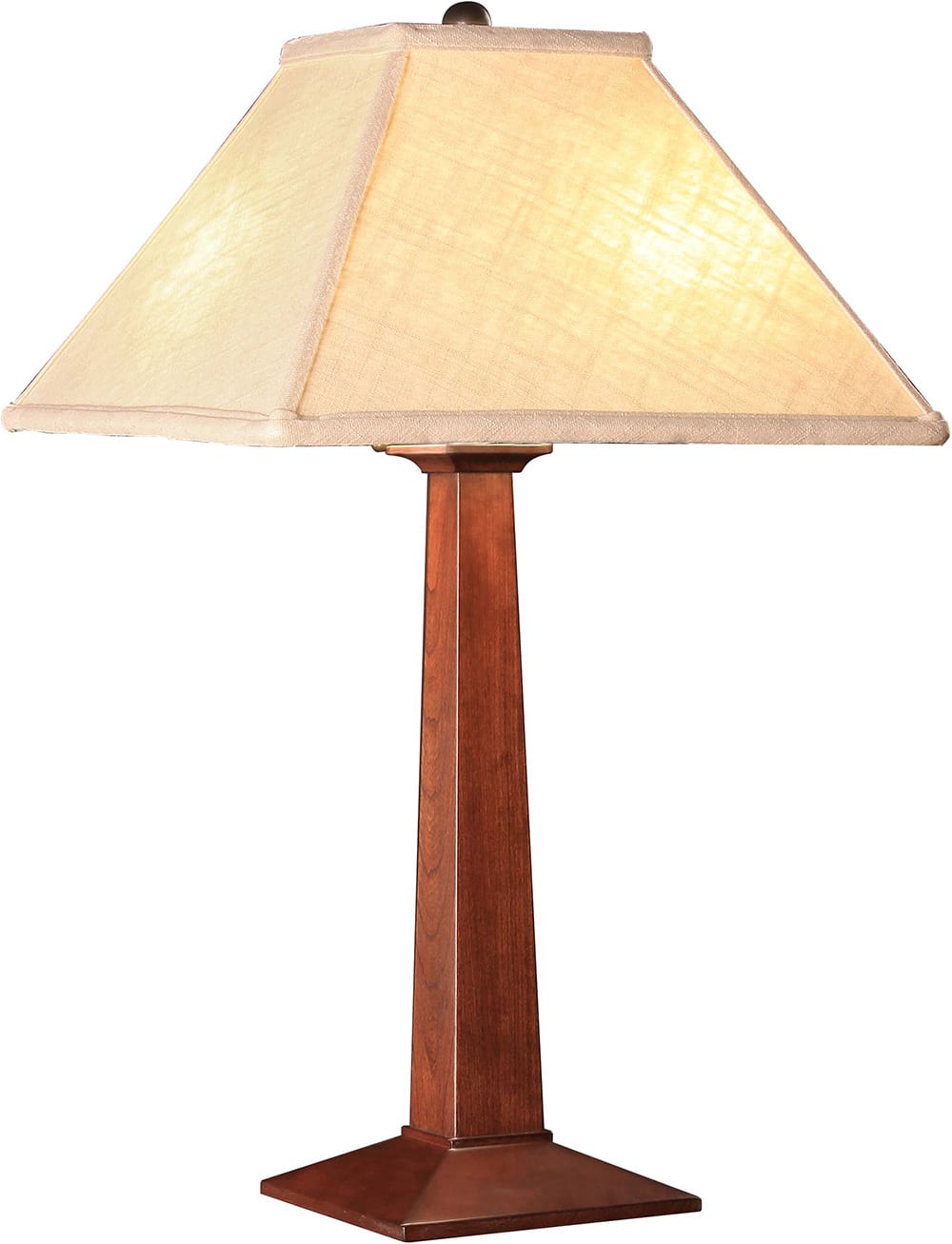 Table Lamp with Linen Shade – Stickley