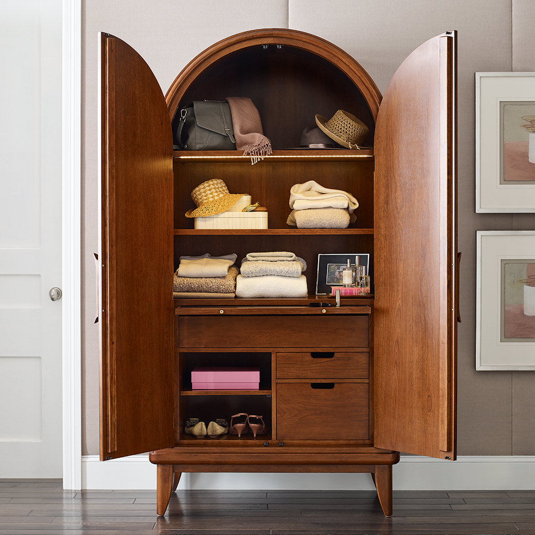 Martine Arced Wardrobe – Stickley